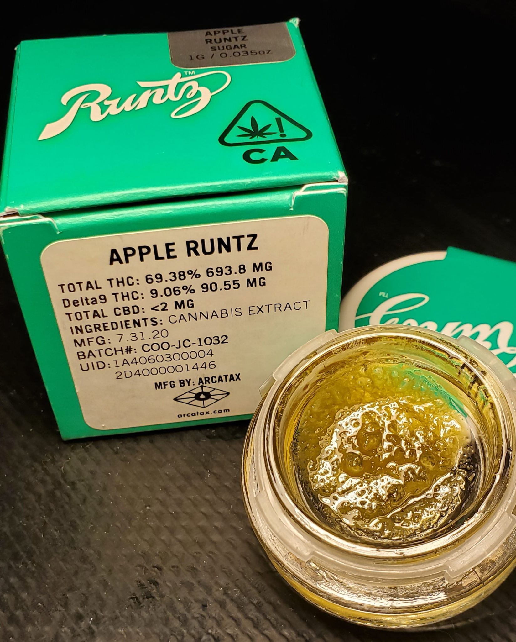 Runtz Live Sugar Review - Good Taste and Aroma